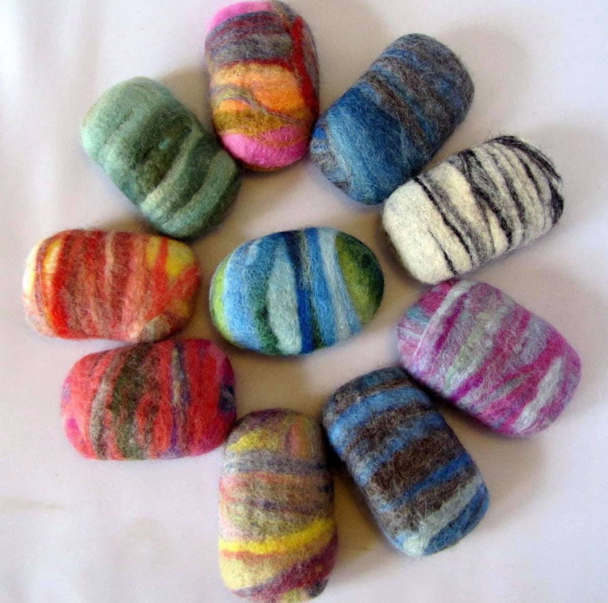 Artisan Felted Wool Soaps - Set of 3 – Rust and Rose Boutique