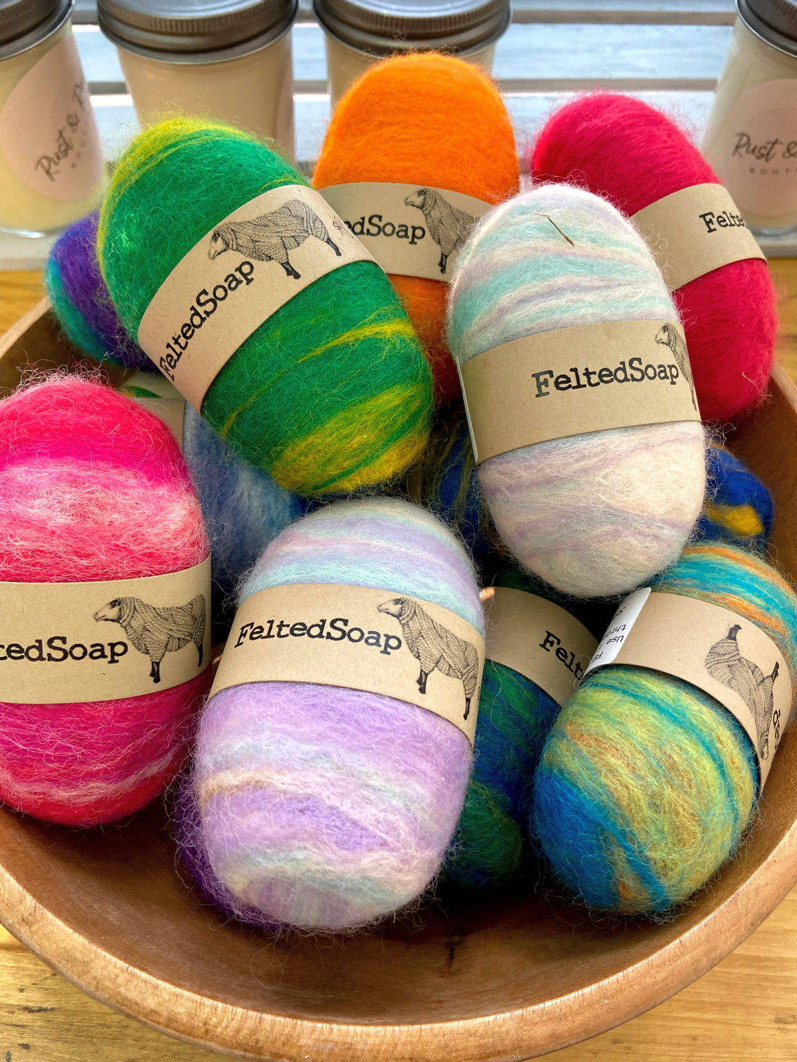 Artisan Felted Wool Soaps - Set of 3 – Rust and Rose Boutique